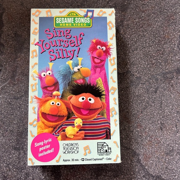 Sesame Street Media Sesame Songs Sing Yourself Silly Vhs Poshmark